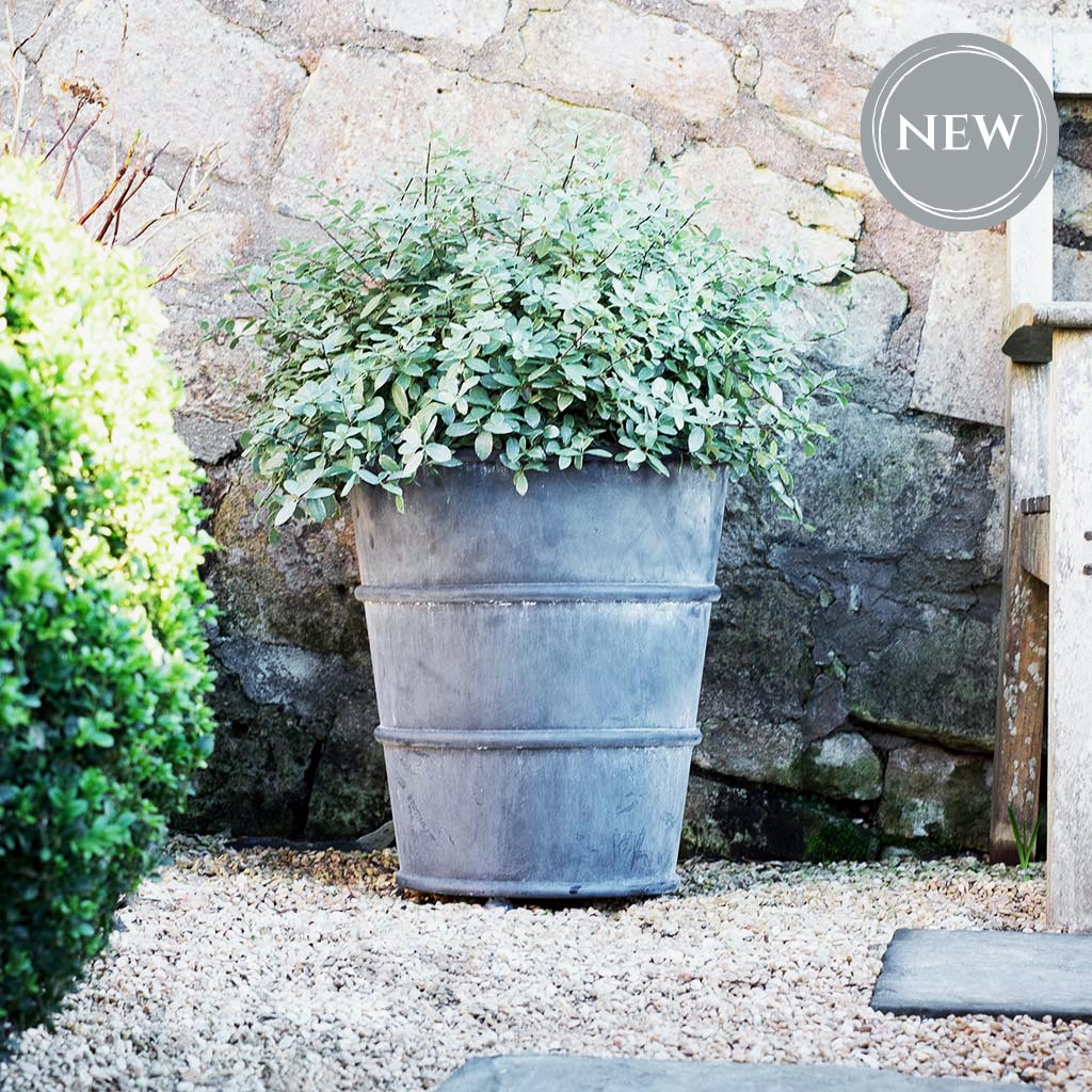 Hooped Zinc Planter | Decorative Planters | Agriframes