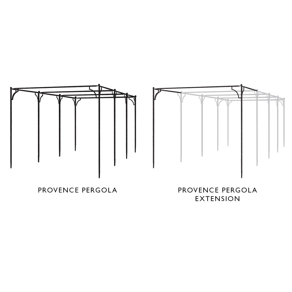 Provence Pergola | Metal Pergolas | Agriframes – Agriframes UK