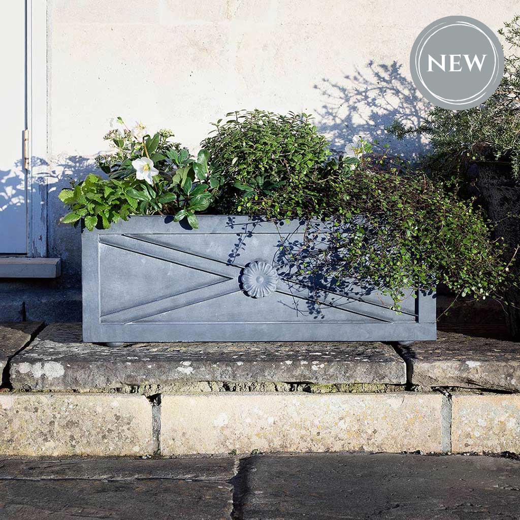 Regency Zinc Trough Planter | Decorative Planters | Agriframes ...